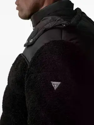 Guess Fleece-texture Hooded Jacket