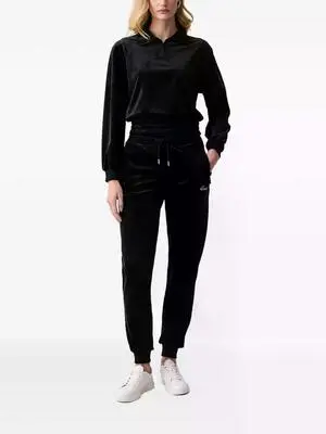 Guess Amalia Rhinestone-logo Velvet Sweatshirt