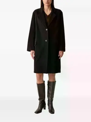 JOOP! Single-breasted Notched-lapels Coat - Brown