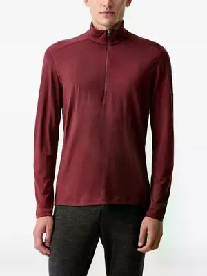 Icebreaker Oasis Quarter-zip Long-sleeve Jumper - Red