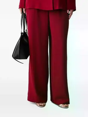Joseph Ribkoff Pleated Wide-leg Trousers - Red