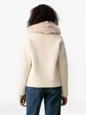 Joseph Ribkoff Faux-fur Zip-up Jacket