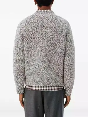 Lacoste Mercerized Knit Wool Sweater