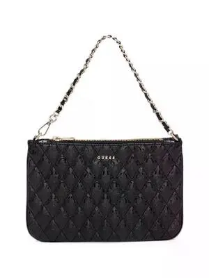 Guess Tamara Quilted Logo-print Shoulder Bag