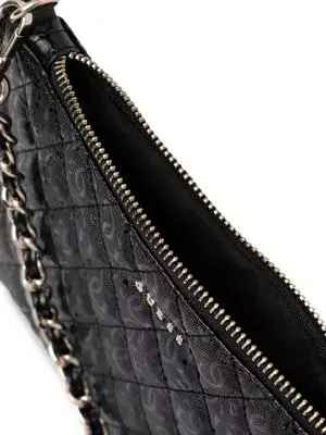 Guess Tamara Quilted Logo-print Shoulder Bag