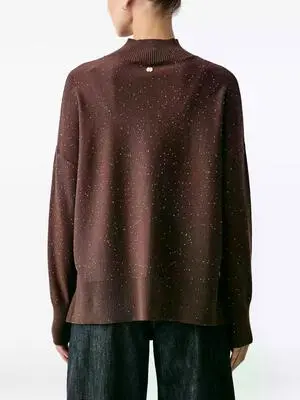 Joseph Ribkoff Sequin-embellished High-neck Sweater