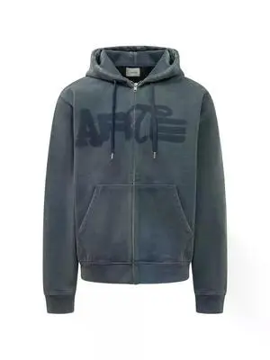 ARTE ANTWERP Logo-print Zip-up Hoodie