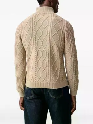 Guess Dawson Cable-knit Polo Shirt