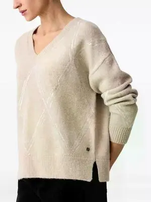 Joseph Ribkoff Sequin-embellished V-neck Sweater