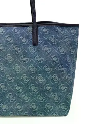 Guess Victtoria Monogram Quilted Shoulder Bag