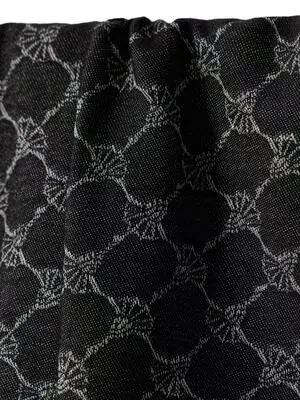 JOOP! Fabio Monogram-pattern Fringed Scarf