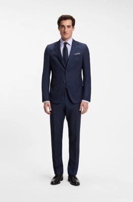 BOSS Slim-fit Dress Shirt In Italian Cotton - Light Blue