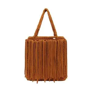 GUNES SWIM Burnt Fringe Bag - Orange