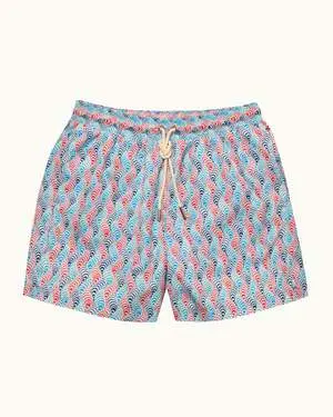 Orlebar Brown Tramonto Print Drawcord Swim Shorts In Multi - Multicoloured
