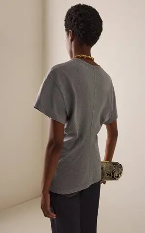 TOTEME Slouch Waist Cotton T-shirt