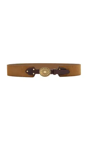 Etro Rosette Suede Belt