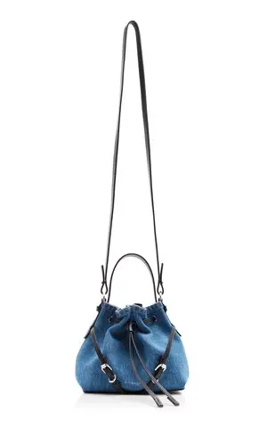 Givenchy Voyou Mini Denim Bucket Bag