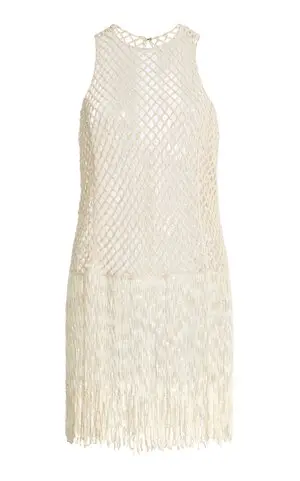 TWP Fringe Racer Mesh Top