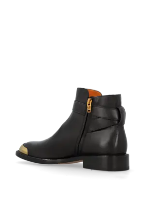 Versace Leather Ankle Boots ‘primo