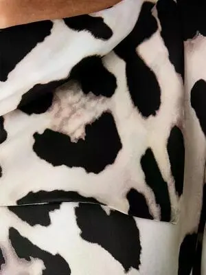 Joseph Ribkoff Leopard-print Cowl-neck Blouse