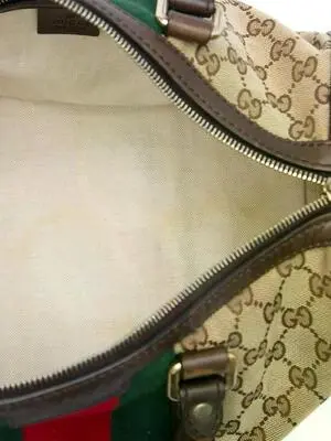 Gucci 2016-2026 Medium Gg Canvas Web Joy Boston Bag Satchel