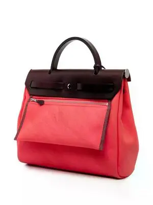 Hermès 2023 Toile Herbag Zip 31 Satchel