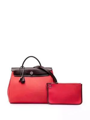 Hermès 2023 Toile Herbag Zip 31 Satchel