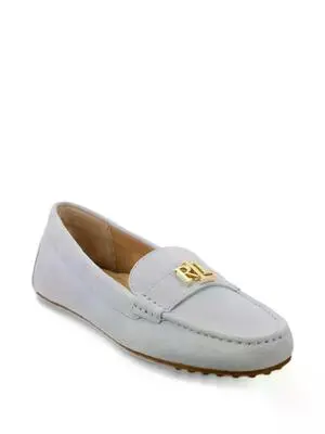 Ralph Lauren Barnsbury Logo-plaque Suede Loafers