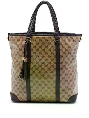 Gucci 2016-2026 Large Gg Crystal Marrakech Tote Bag - Neutrals