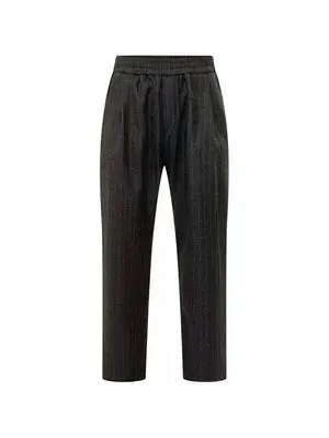 HOSIO Pinstripe-pattern Tailored Trousers