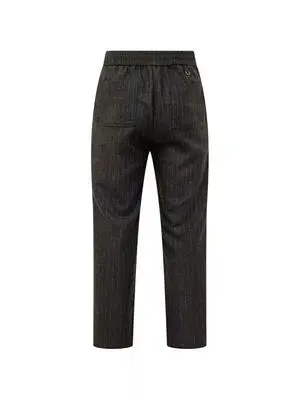 HOSIO Pinstripe-pattern Tailored Trousers