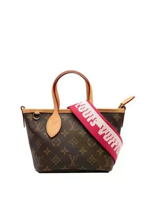 LOUIS VUITTON 2000-2026 Monogram Neverfull Bb Satchel - Brown