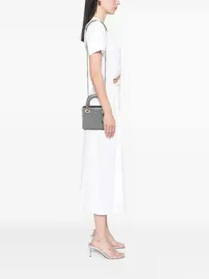 Dior 2017 Mini Metallic Lambskin Cannage Lady Satchel
