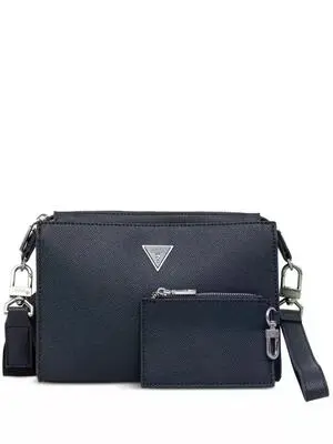 Guess Milano Logo-plaque Belt Bag - Blue