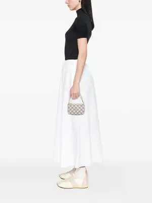 LOUIS VUITTON 2007 Damier Azur Mini Pochette Accessoires Handbag