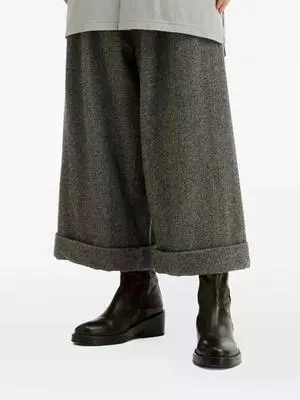 Y’s Twill Flannel Cuffed Trousers