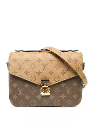 LOUIS VUITTON 2021-2026 Monogram Reverse Pochette Metis Satchel