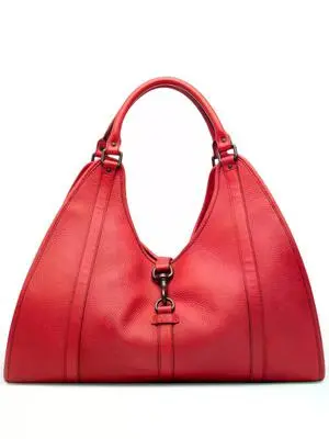 Gucci 2000-2015 Calfskin Jackie Joy Bardot Shoulder Bag - Red