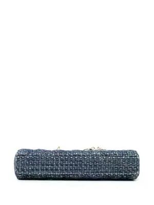 Dior 2022 Medium Tweed Cannage Lady D Joy Satchel