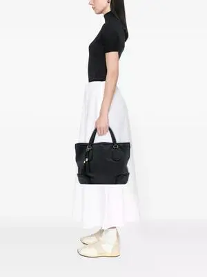 Gucci 2016-2026 Large Calfskin Marrakech Tote Bag - Black