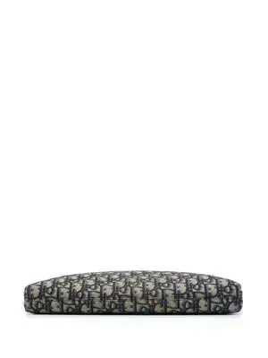 Dior 2021 Oblique Canvas Clutch Bag