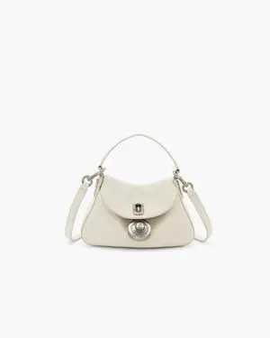 Marc Jacobs Locker Crossbody Bag In Cloud White