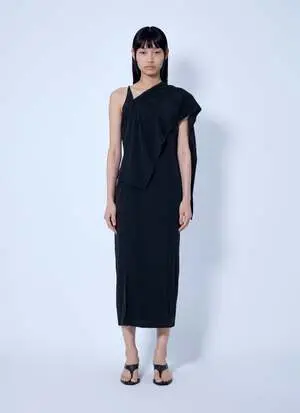 Yohji Yamamoto Strap Slim Fit Dress
