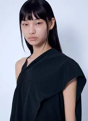 Yohji Yamamoto Strap Slim Fit Dress