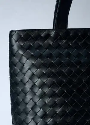Bottega Veneta Small Intrecciato Zipped Tote