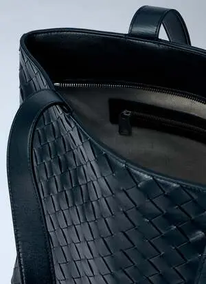 Bottega Veneta Small Intrecciato Zipped Tote