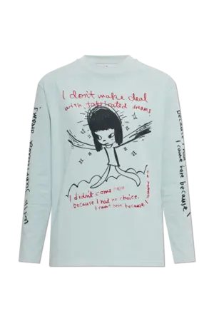 Stella McCartney Yoshitomo Nara × Long-sleeve T-shirt - Blue