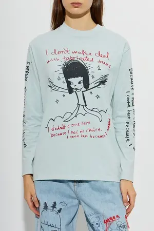 Stella McCartney Yoshitomo Nara × Long-sleeve T-shirt