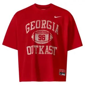 Nike Cropped Football Jersey X Uga X Outkast - Red