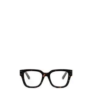 Dior Full-rim Non-prescription Glasses - Black